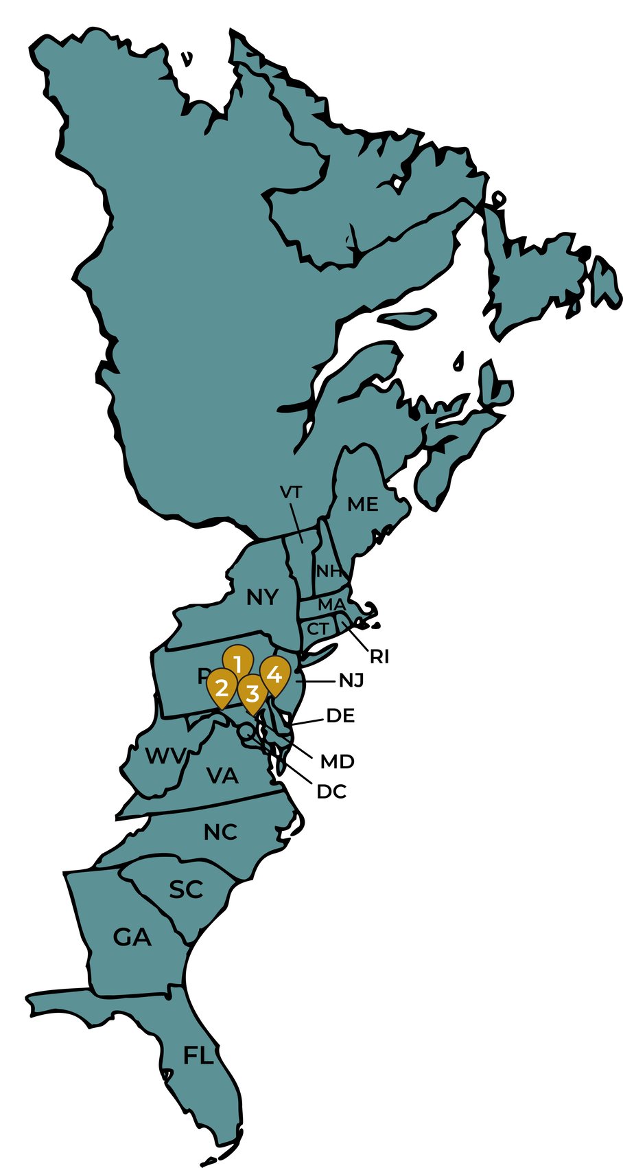 East Region Contact Us